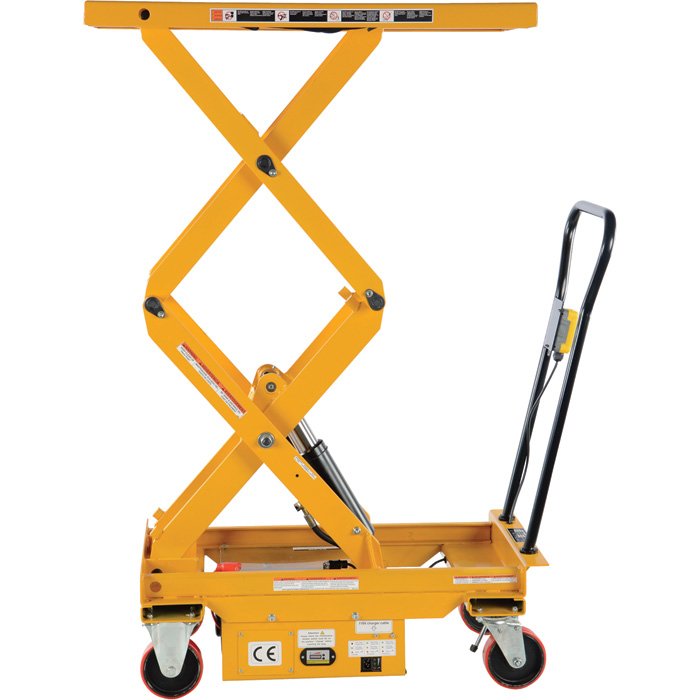 Hand Trucks R Us - Powered Hydraulic Elevating Cart — Double Scissor ...